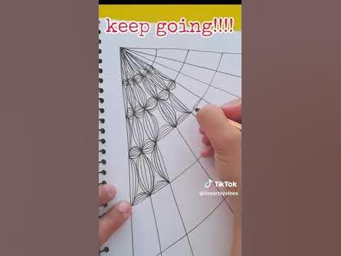 Op Art Drawing tutorial - YouTube