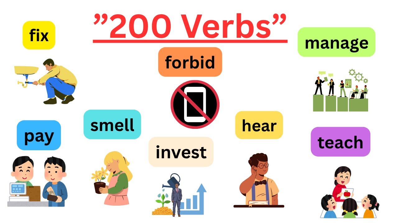 Master These 200 Essential English Verbs (Fluency Starts Here!) - YouTube