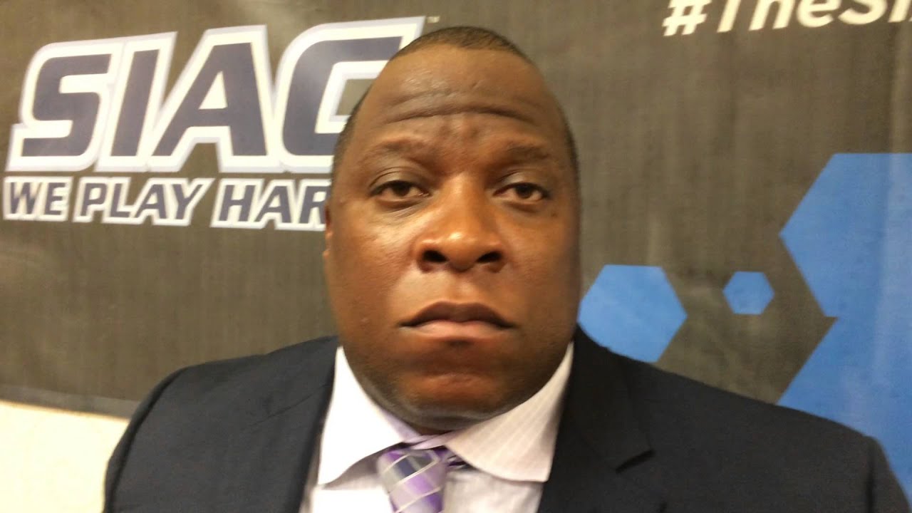 Miles Head Coach Reginald Ruffin at SIAC Football Media Day - YouTube