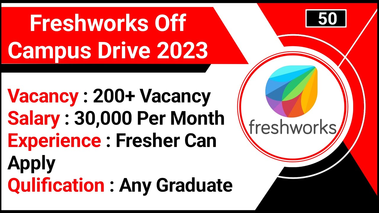 Freshworks Off Campus Drive 2023 | Freshworks Hiring 2023 | Graduate ...