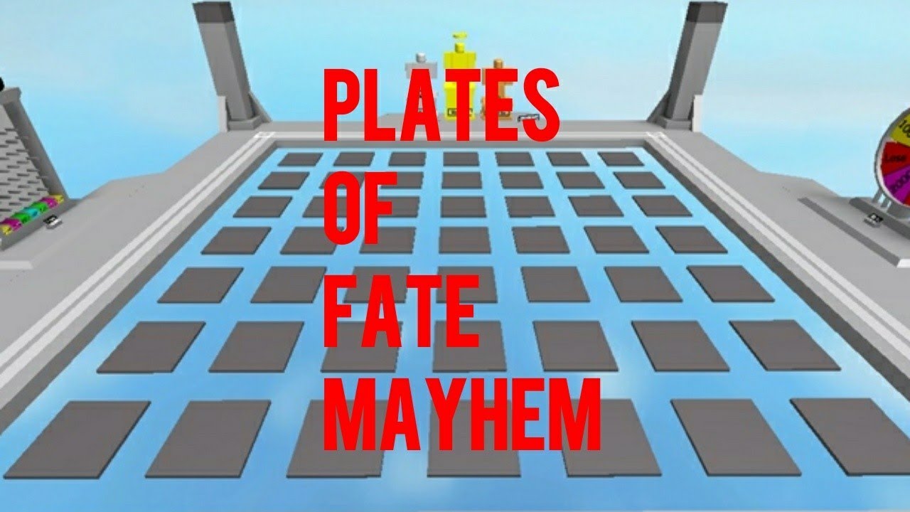 Roblox plates of fate mayhem - YouTube