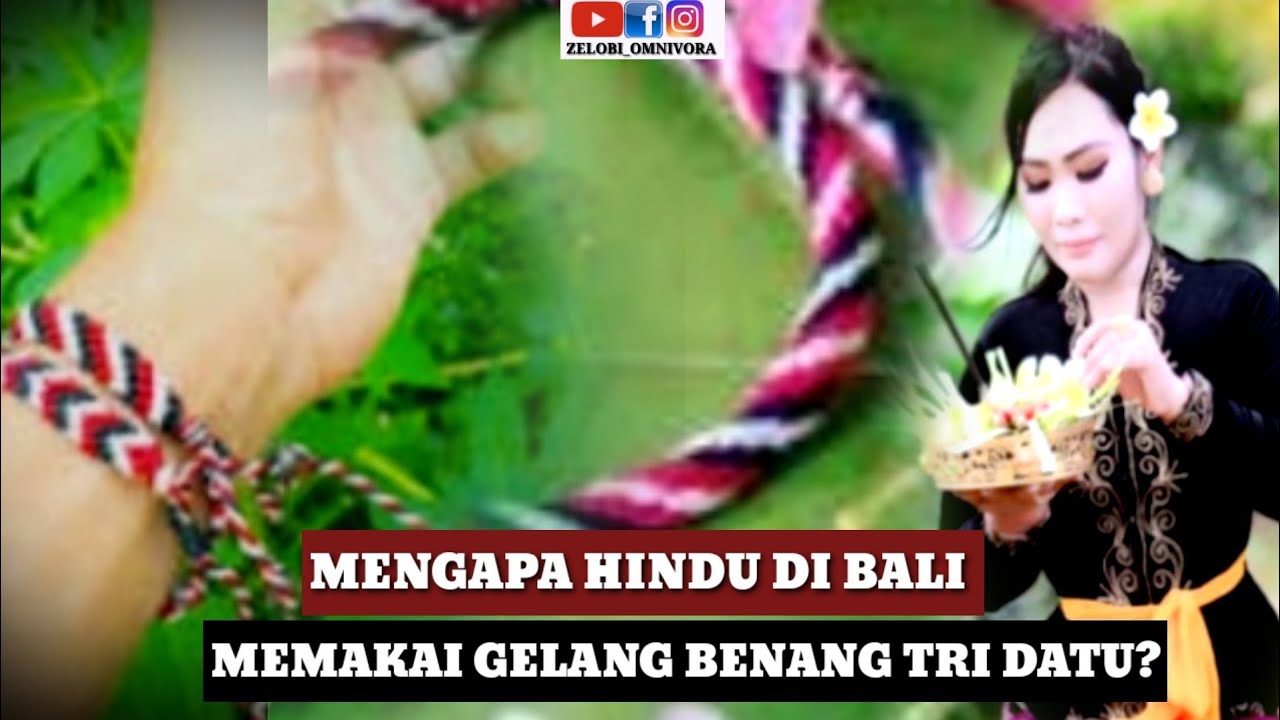 SEJARAH PEMAKAIAN BENANG TRI DATU DI BALI! HINDU WAJIB TAU! - YouTube