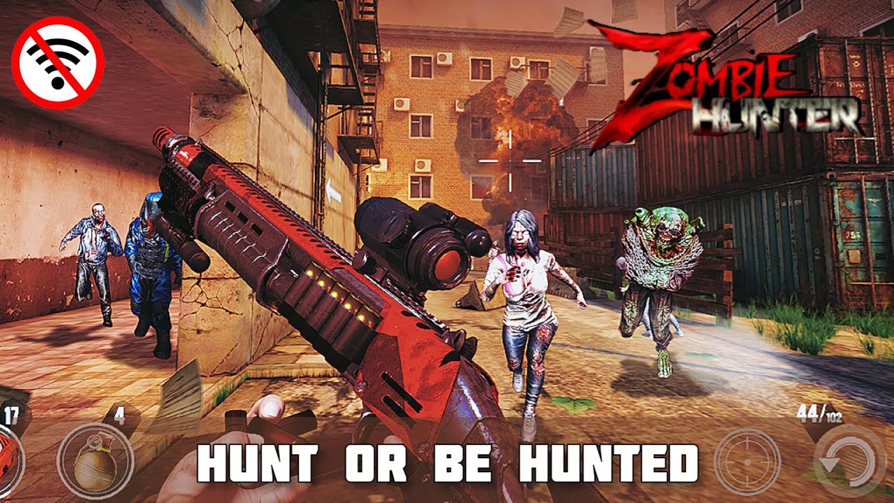 Hunt or Be Hunted - Zombie Hunter: Offline Games Gameplay (Android, iOS ...