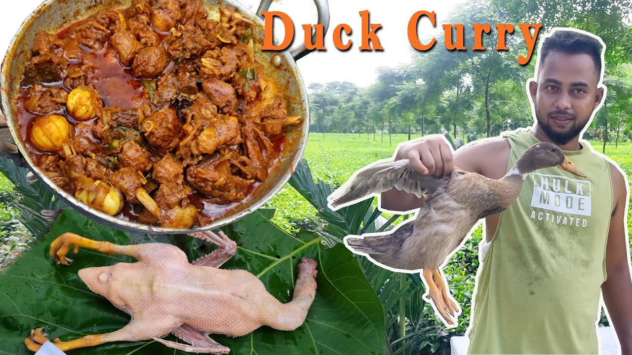 Duck curry cooking in village | Duck curry Recipe | Simpol and tesi ...
