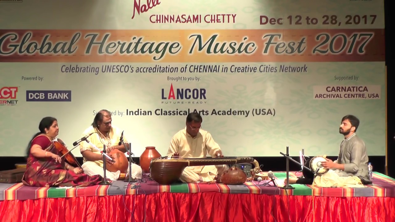 Sangeet Samrat Chitravina N.Ravikiran l Global Heritage Music Fest 2017 ...