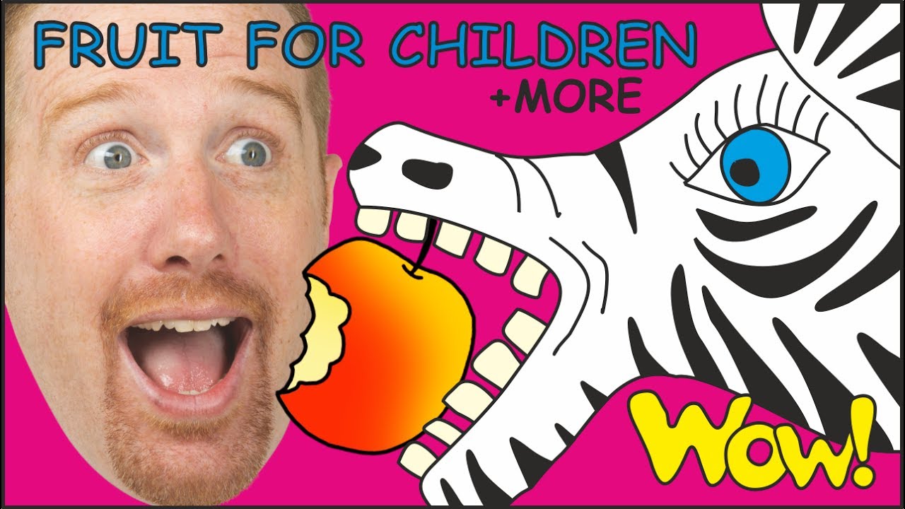 Fruit for Children + MORE English Stories for Kids from Steve and ...