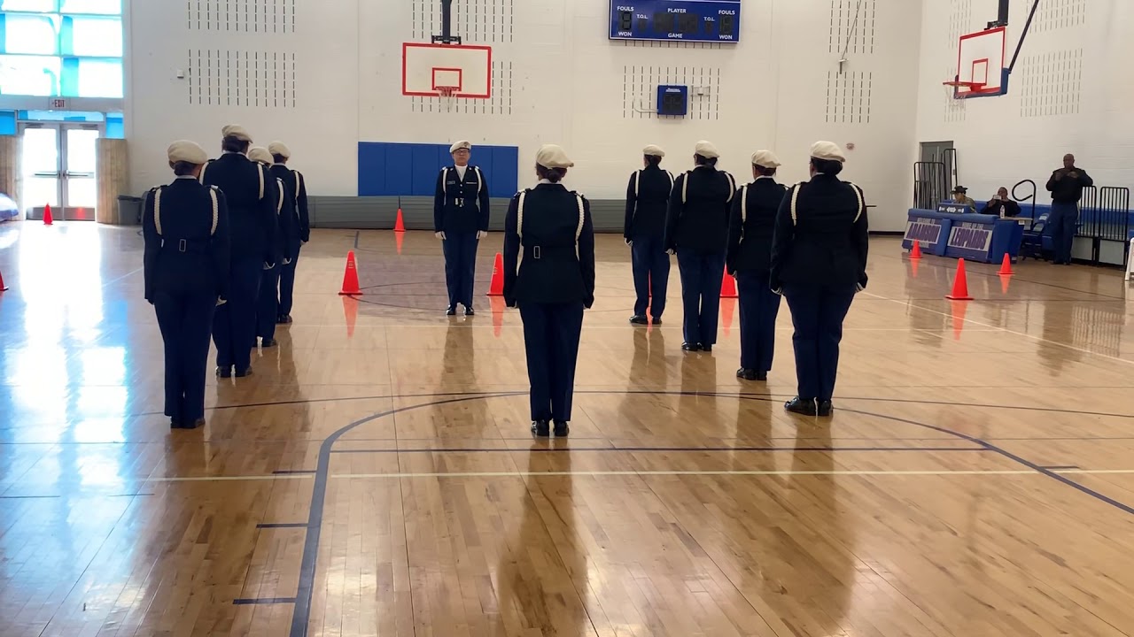 Unarmed Drill Team Exhibition at W.H. Adamson high school - YouTube