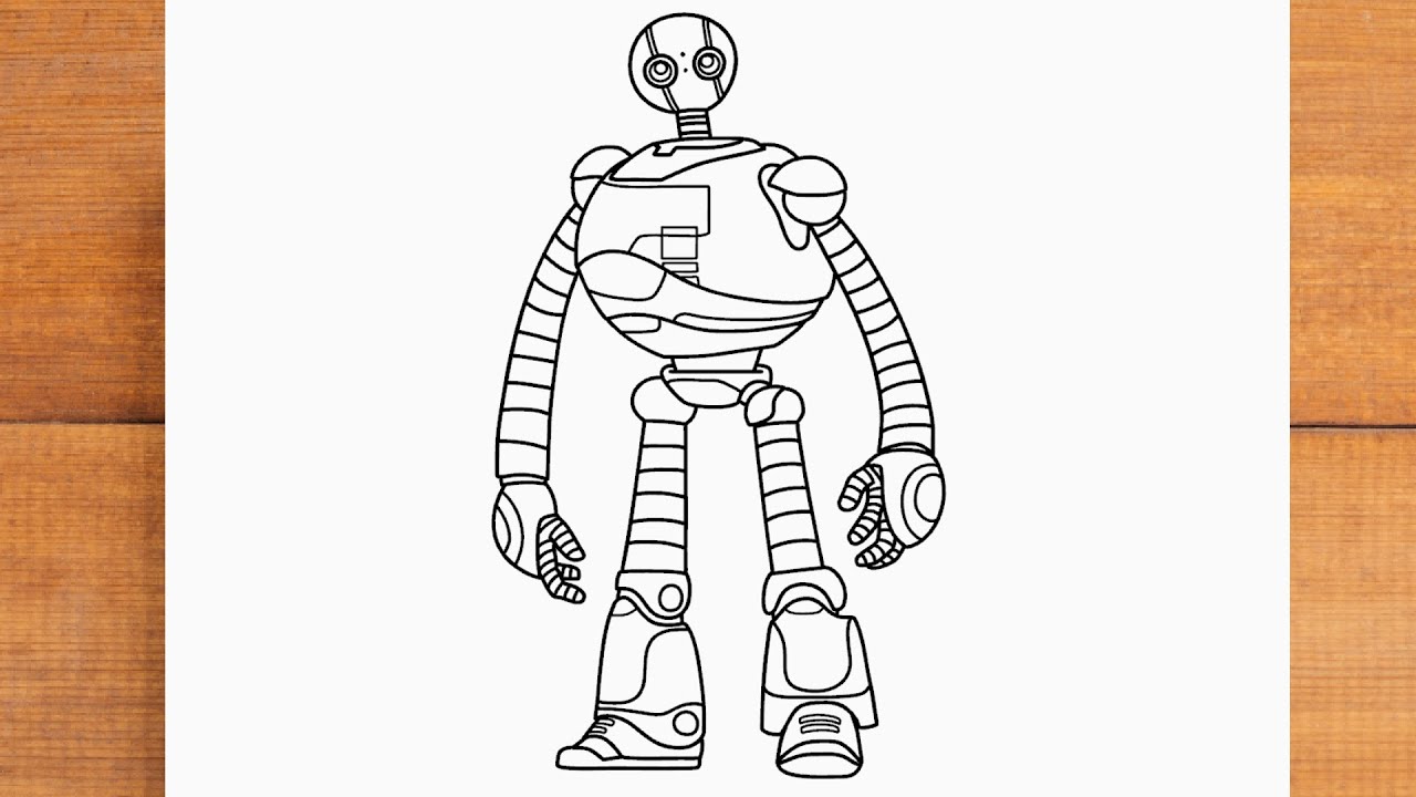 How to draw The Wild Robot Movie - YouTube