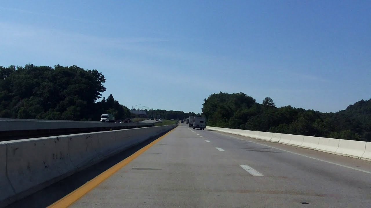 West Virginia Turnpike (Interstate 77 Exits 20 to 9) southbound - YouTube