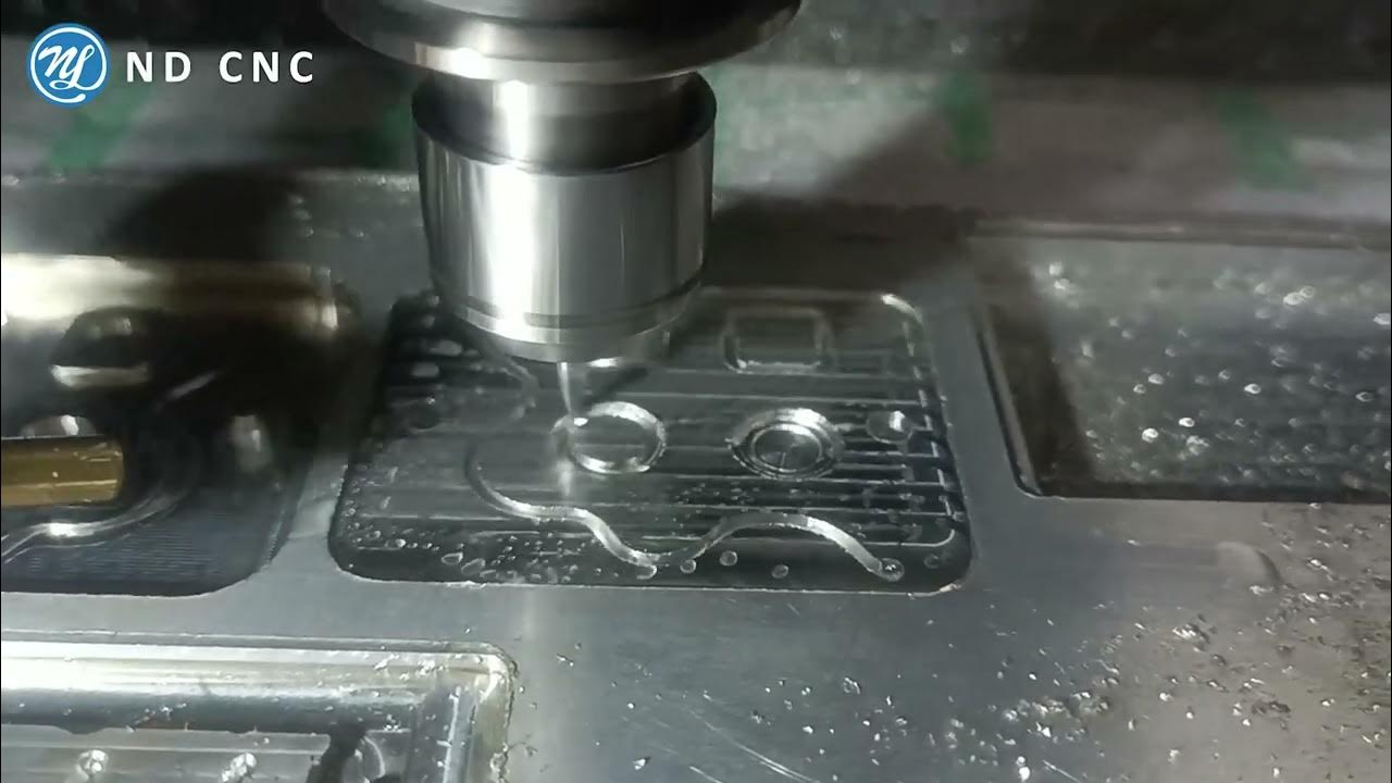ND4040-12ATC CNC machine for Counter Embossing dies process - YouTube