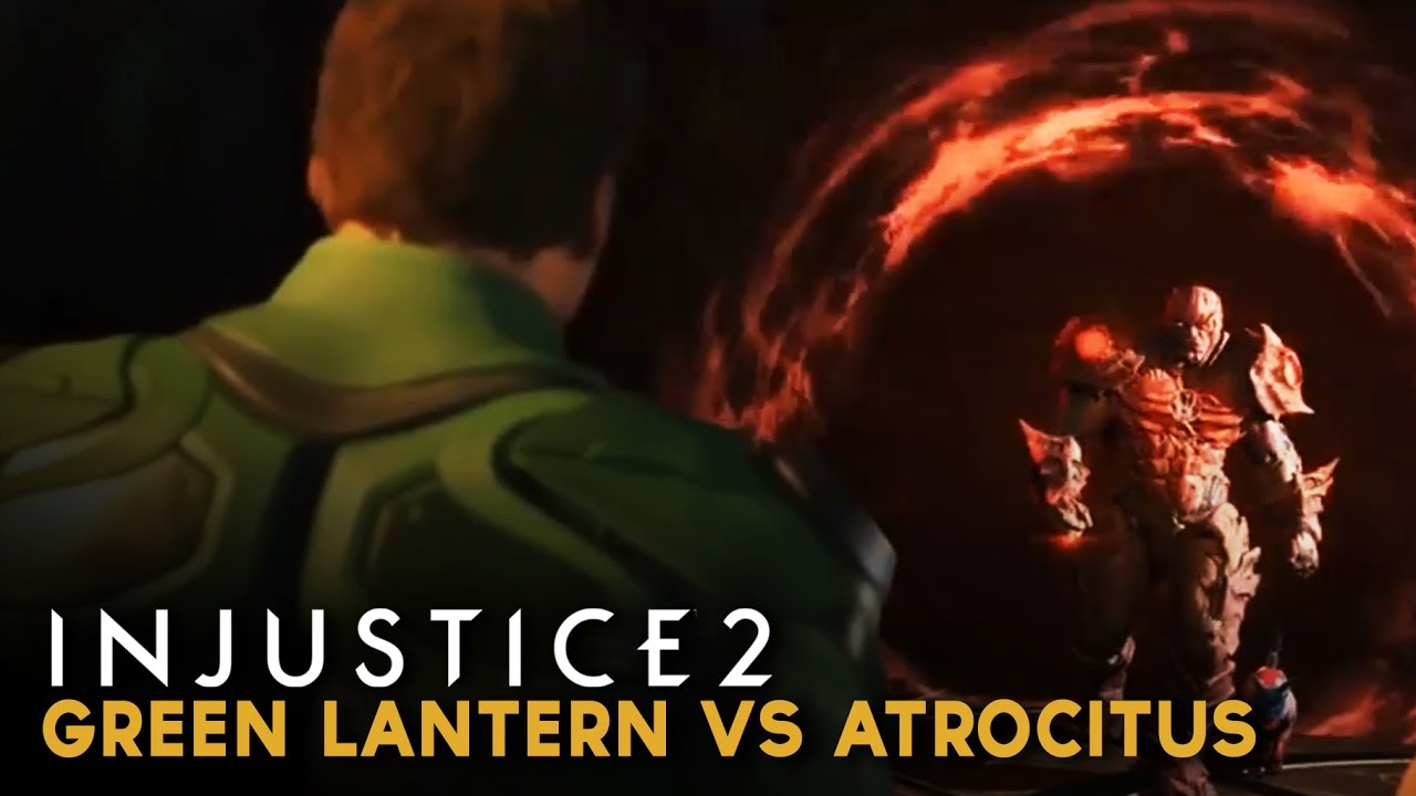Injustice 2 - Green Lantern Vs Atrocitus & Dex Starr (Fights Scene ...