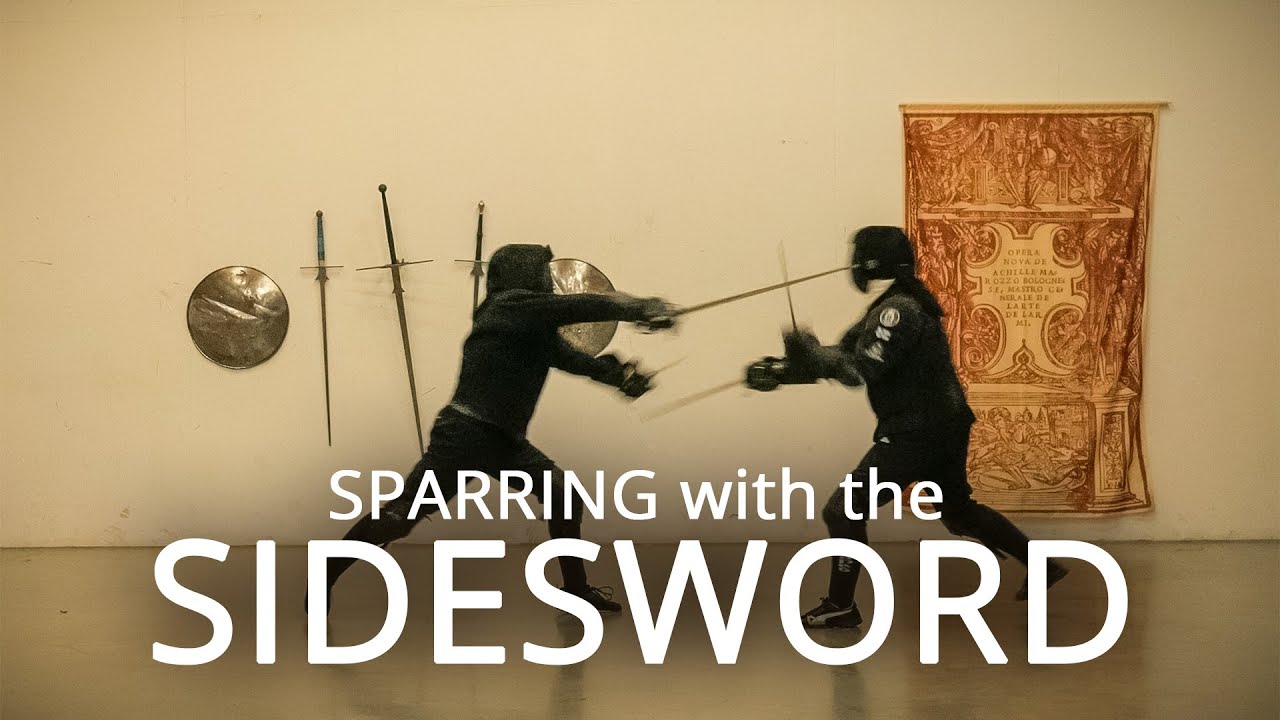 Sparring with the Bolognese Sidesword - YouTube
