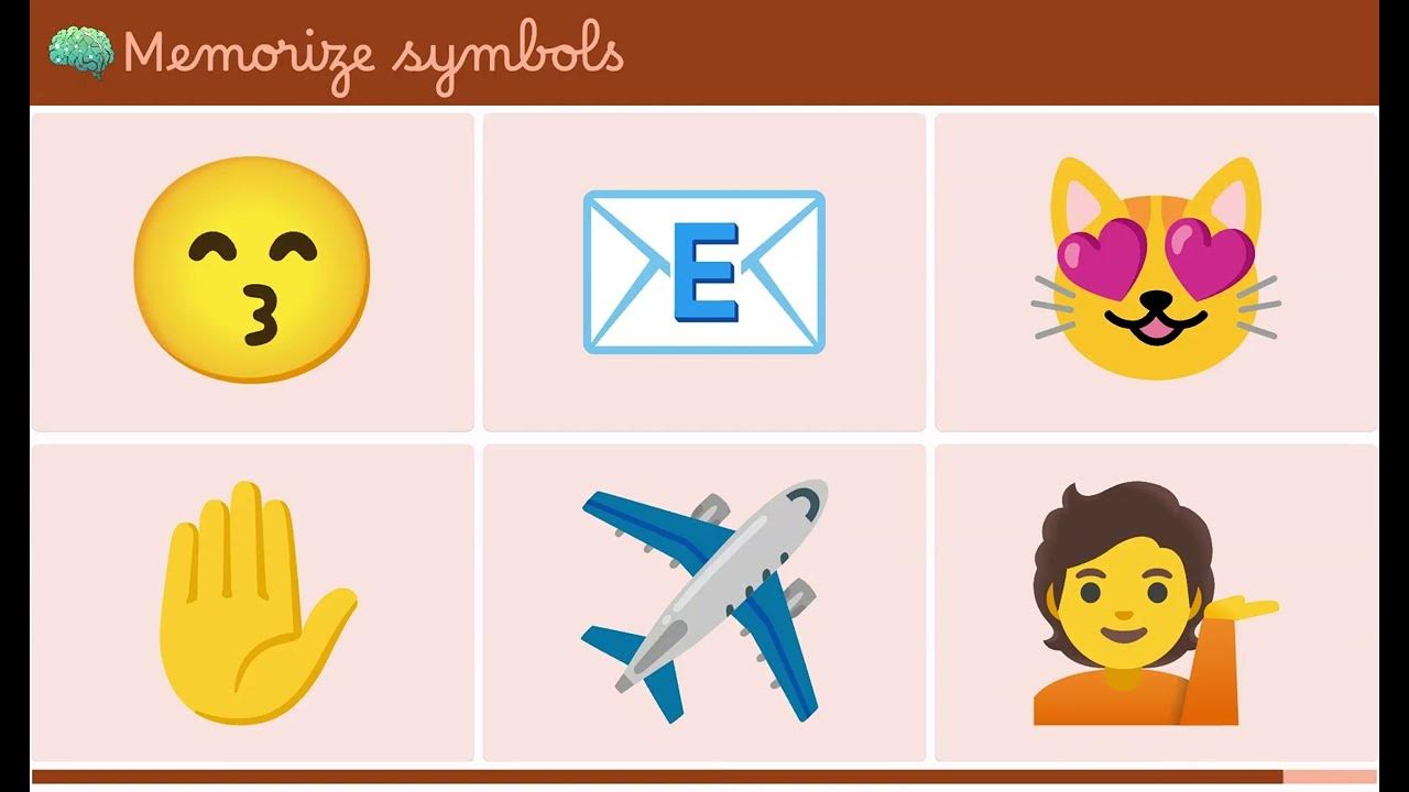 Kindergarten Visual Memory Games to Boost Brain Power - YouTube