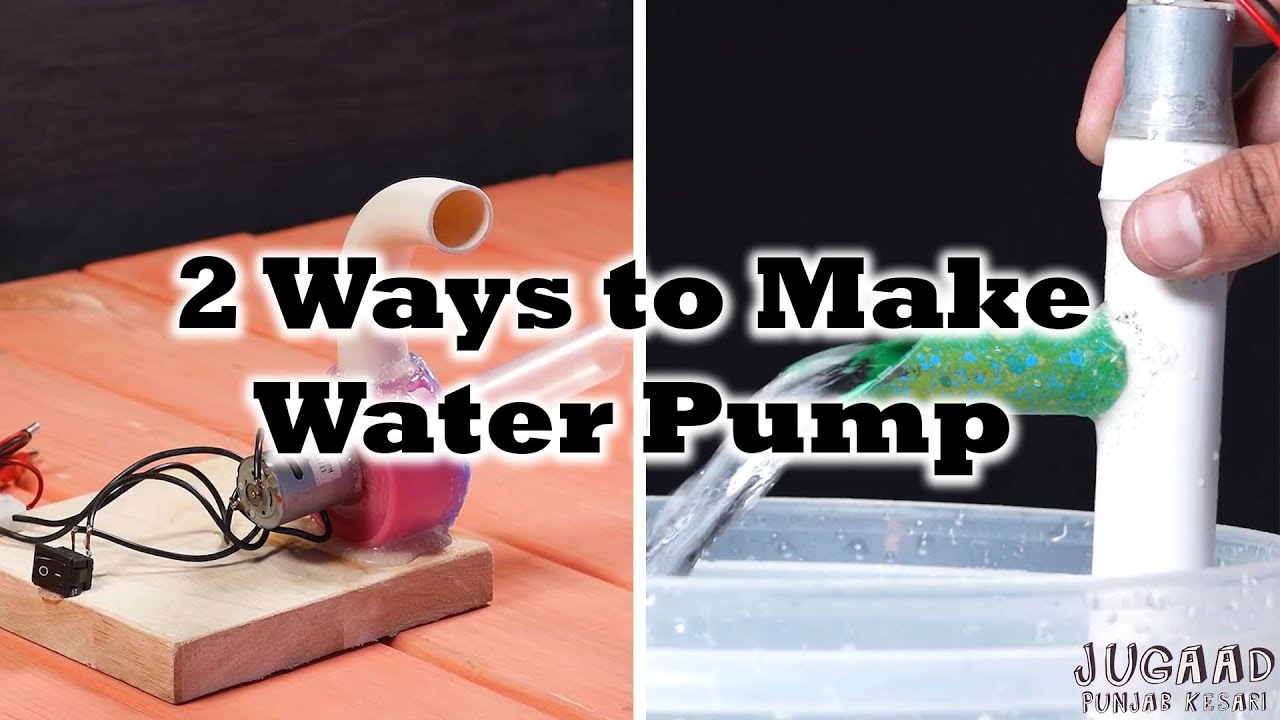 2 Ways to Make Water Pump - YouTube