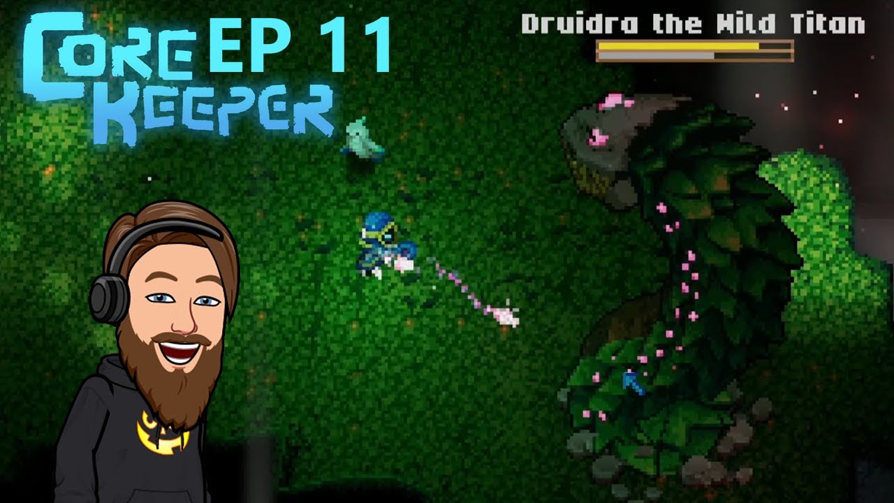 Druidra, Crydra & Pyrdra - Core Keeper First Playthrough EP 11 - YouTube