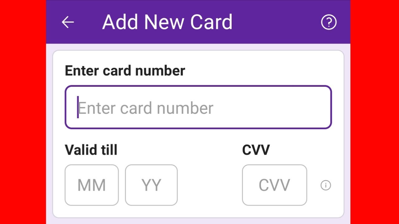 Enter Card Number kaya Hota hai | What is Enter Card Number - YouTube