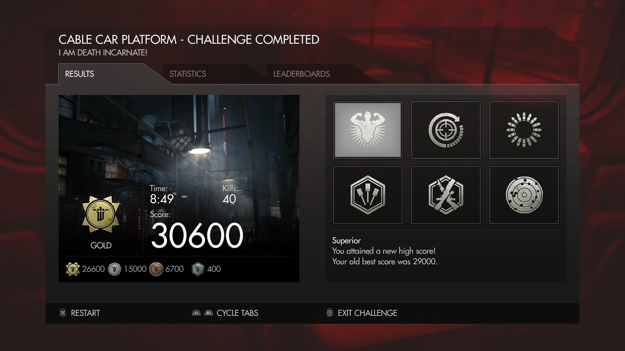 Wolfenstein The Old Blood Cable Car Platform (Gold Medal) Challenge #4 ...