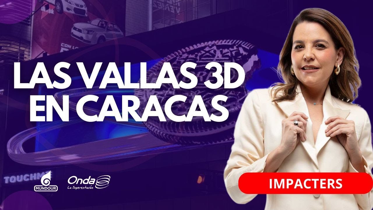 Oreo inauguró valla 3D en Caracas | IMPACTERS con Isa Bermúdez | 12.07. ...