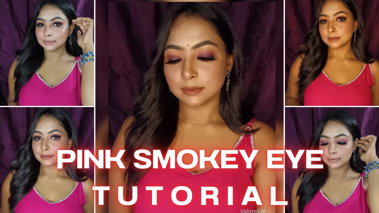Pink Smokey Eye Tutorial💖💗💄 ️ Makeup Tutorial For Beginners 😍🥰♥️ ️