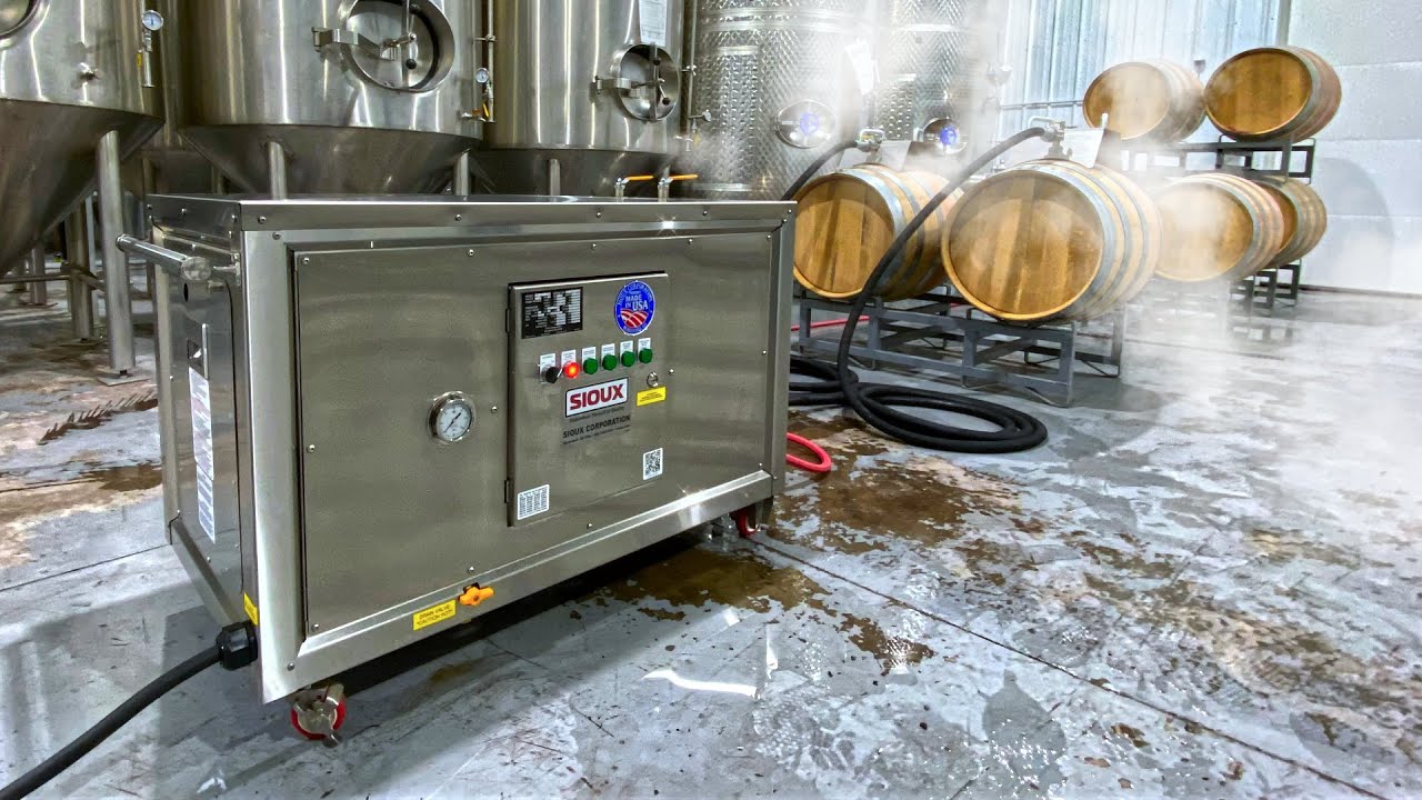 Game Changing Barrel Steaming Tech For Winemakers - YouTube