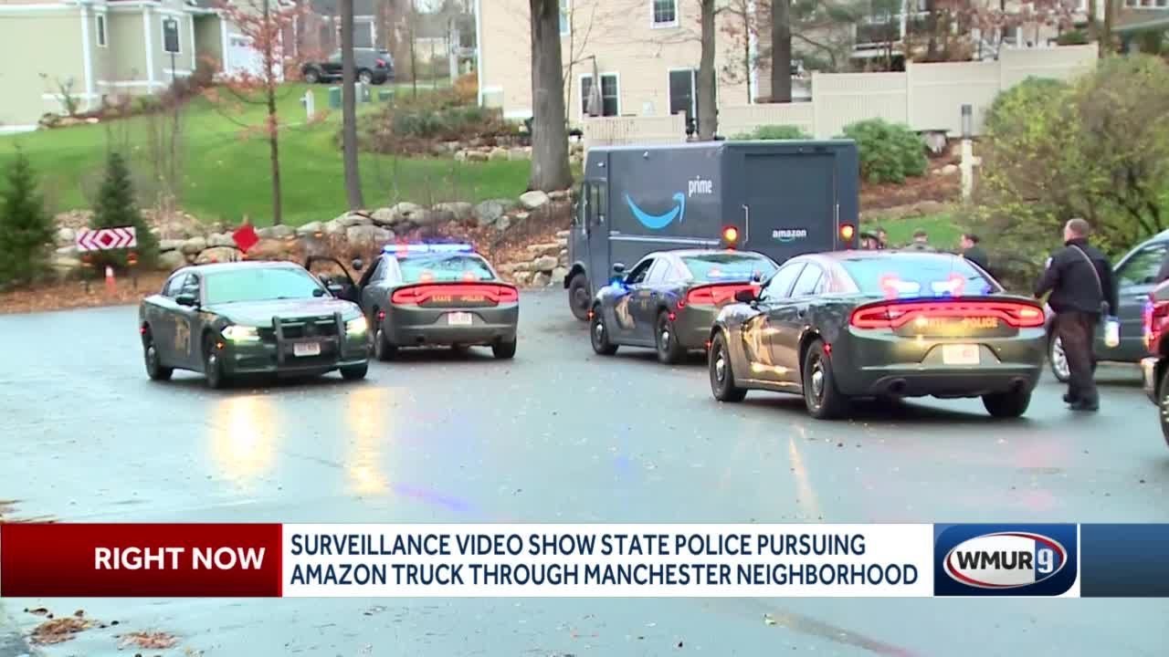 Surveillance video shows state police pursuing Amazon truck through ...