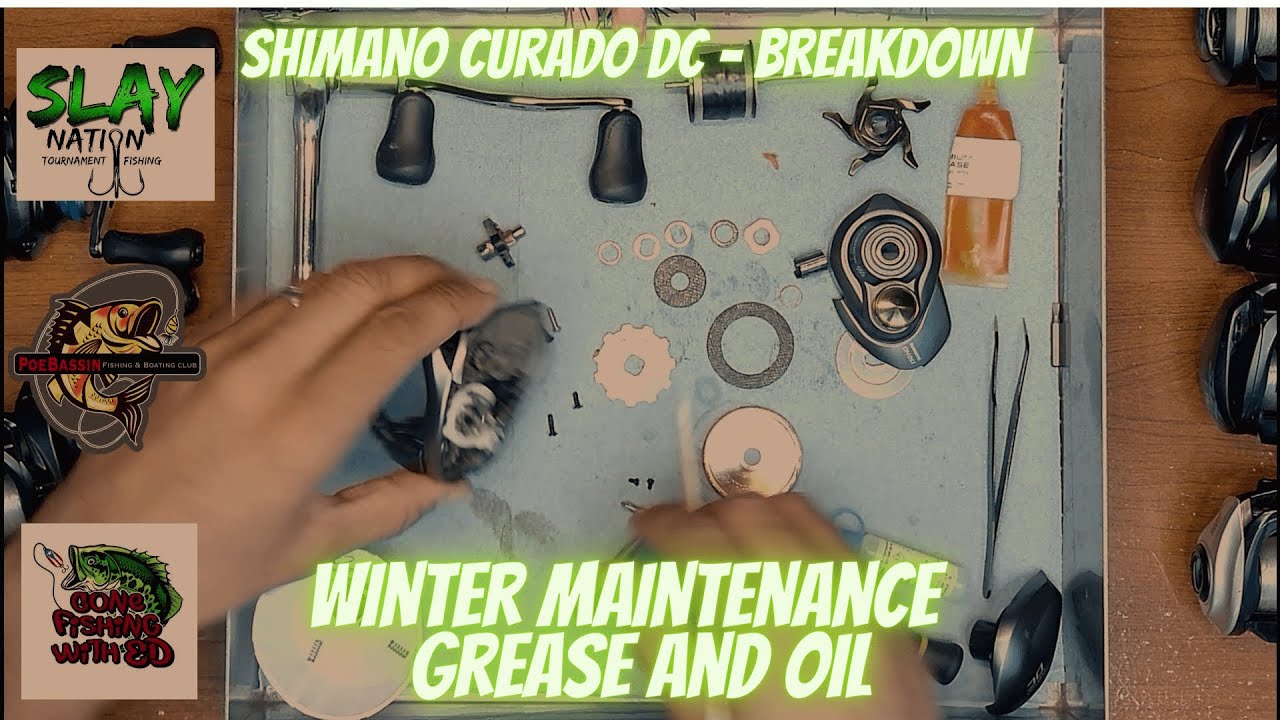 SHIMANO CURADO DC 150 BREAKDOWN - GREASE AND OIL - YouTube