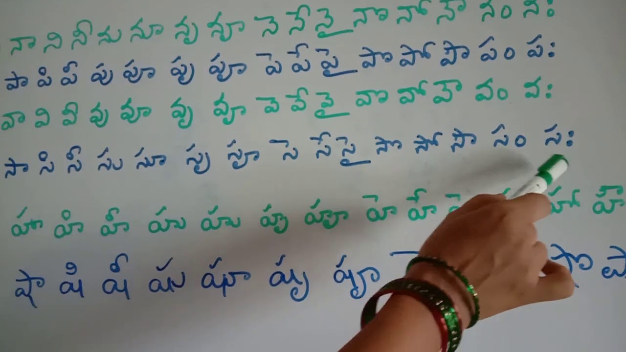 Telugu basics - YouTube