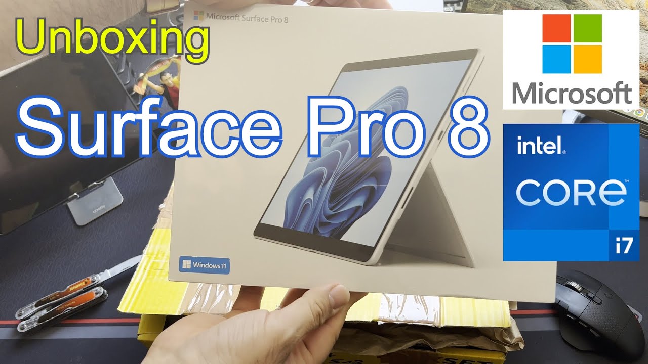 Microsoft Surface Pro 8 Unboxing - YouTube