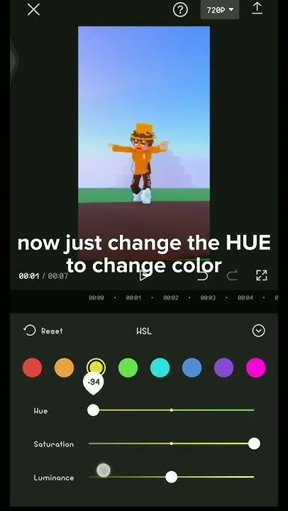 How I do hsl on CapCut (tutorial) - YouTube