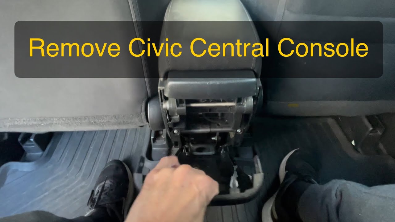 How To Remove the Central Console on a 9th generation Honda Civic (2012 ...