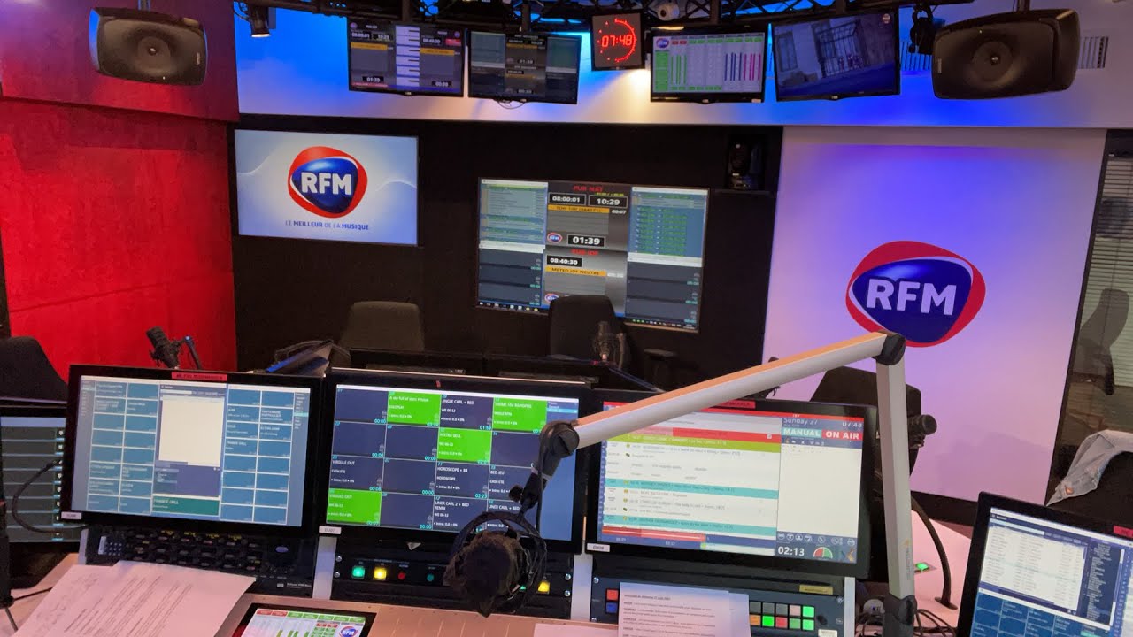 En direct du studio radio RFM - YouTube