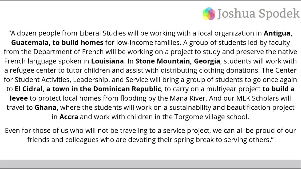 Joshua Spodek: Leadership And The Environment May 30, 2017 - YouTube