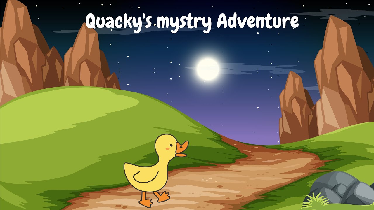 Quacky the duck's Moon Mystery - A Fun and Educational Adventure - YouTube