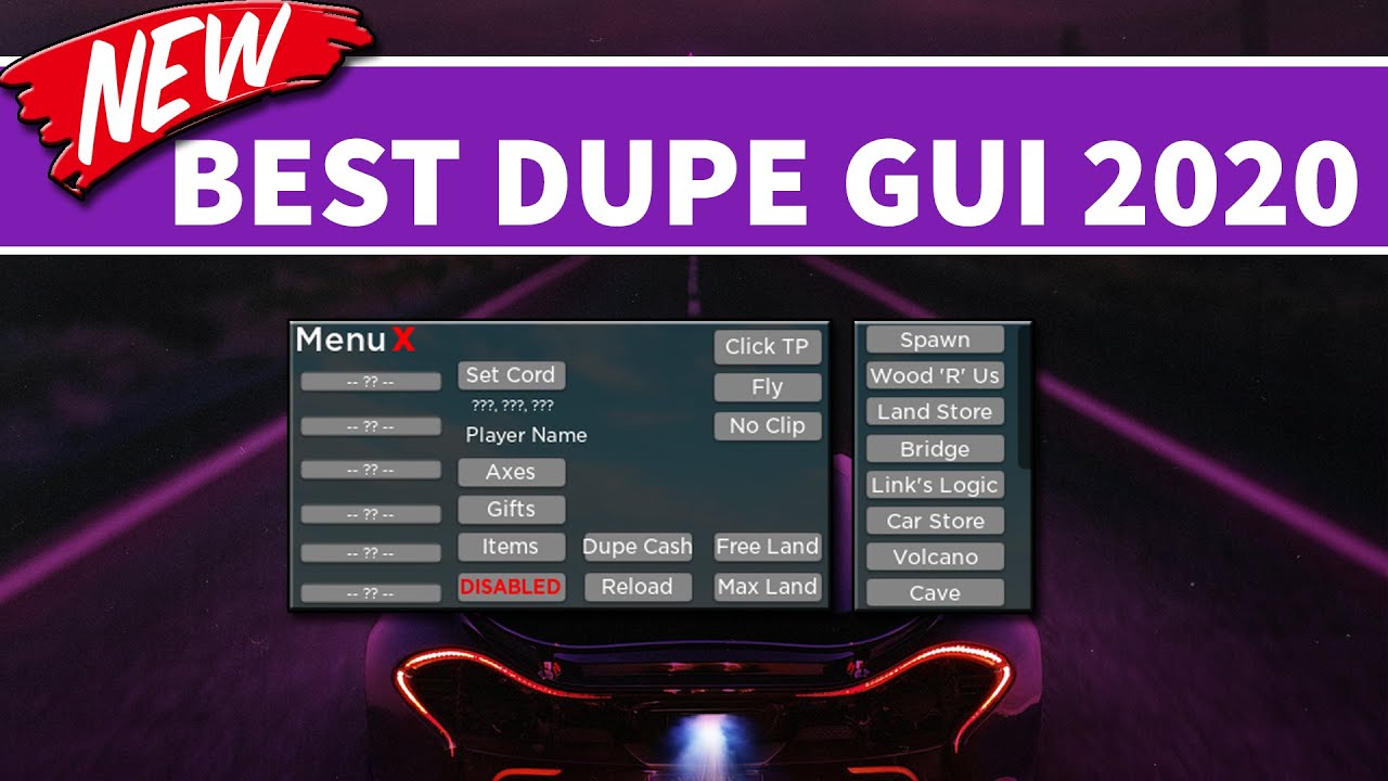 Lumber Tycoon GUI | BEST DUPE | FREE | MenuX 2020 - YouTube