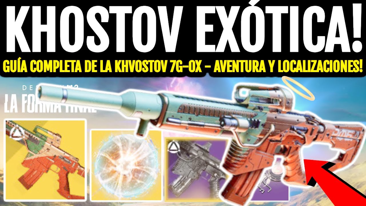 CÓMO CONSEGUIR la KHVOSTOV EXÓTICA! (Khvostov 7G-0X) - Guía de Aventura ...