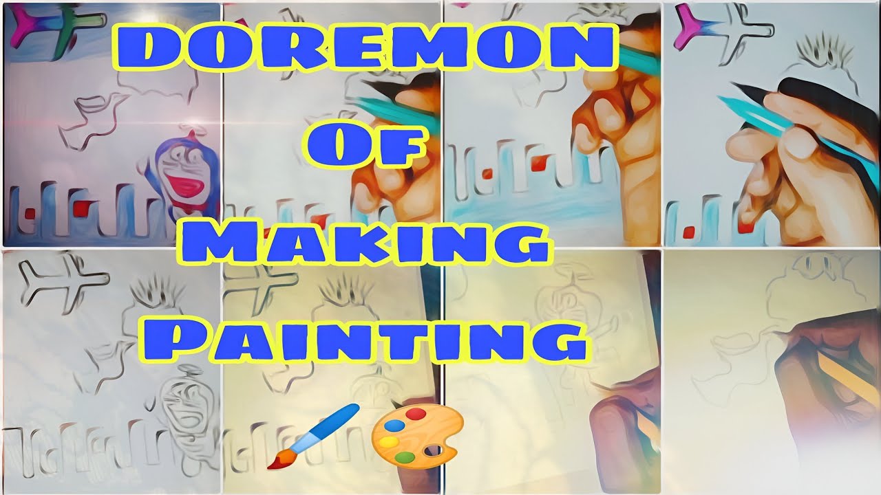 Make The Doremon Pencil Art ️ Drawing @ArtistNiteshKumarVerma - YouTube