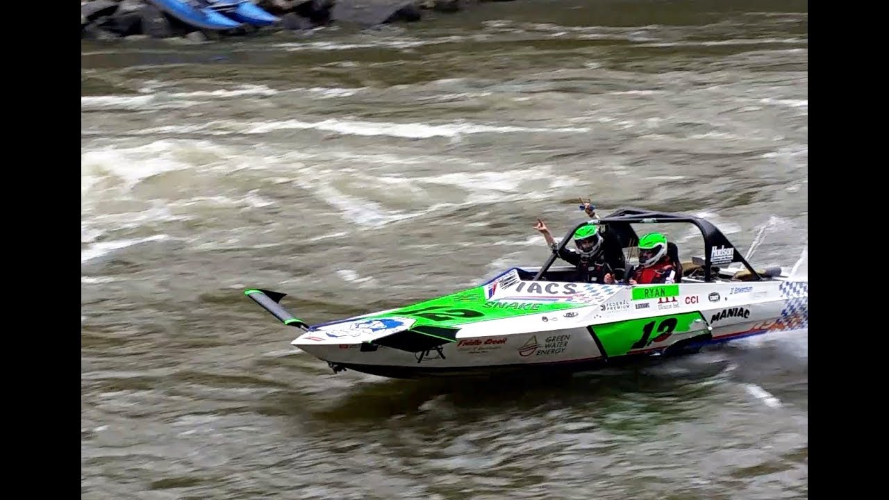 Sneaky Snake Maniacs. Leg 6 Salmon River jet boat race 2019 - YouTube