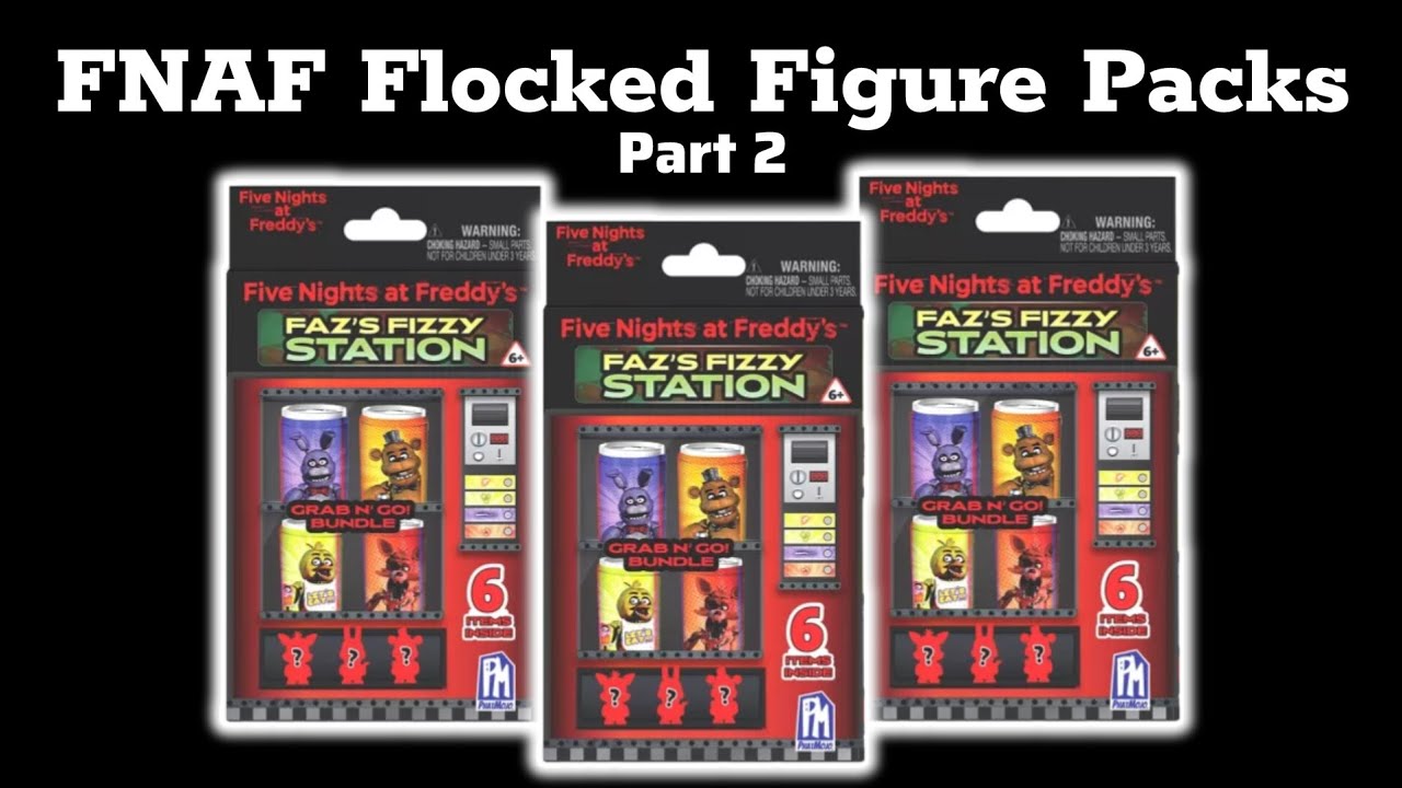 FNAF Flocked Figure Packs - Part 2 - YouTube