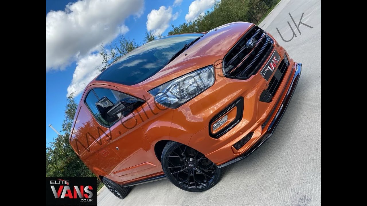 2020 Ford Transit Custom Van in Orange Glow Customised L2 - YouTube