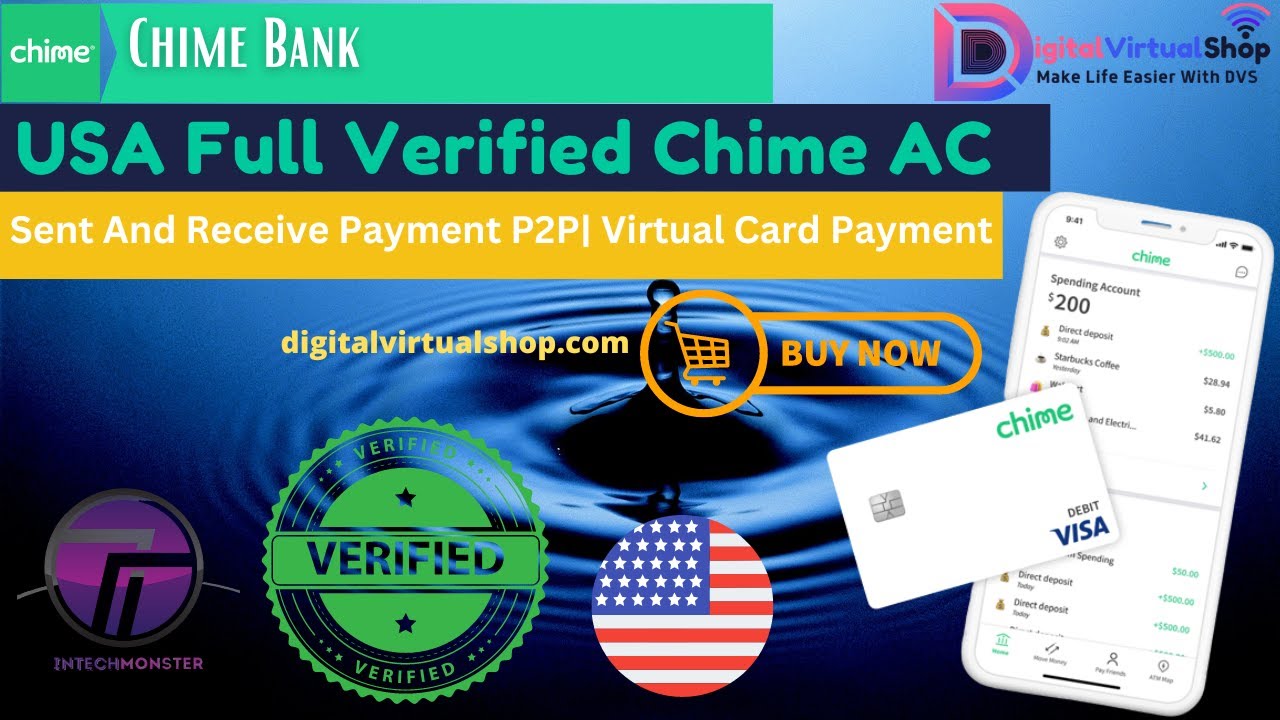 How To Create Or Buy USA Verified Chime Bank Account 2023 With Free ...