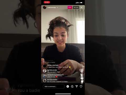 Malu trevejo ig live