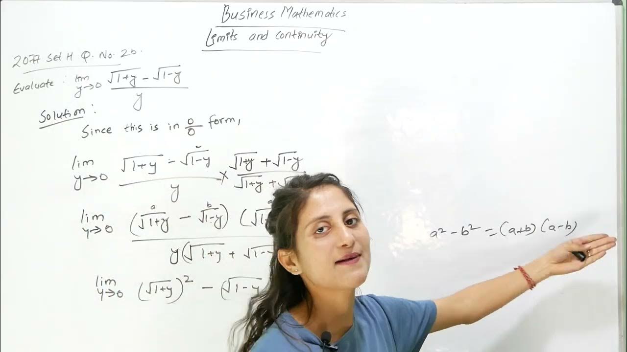 Limit and Continuity | Business Math Class 12 in Nepali | Old Questions Solved | NEB Preparation ...