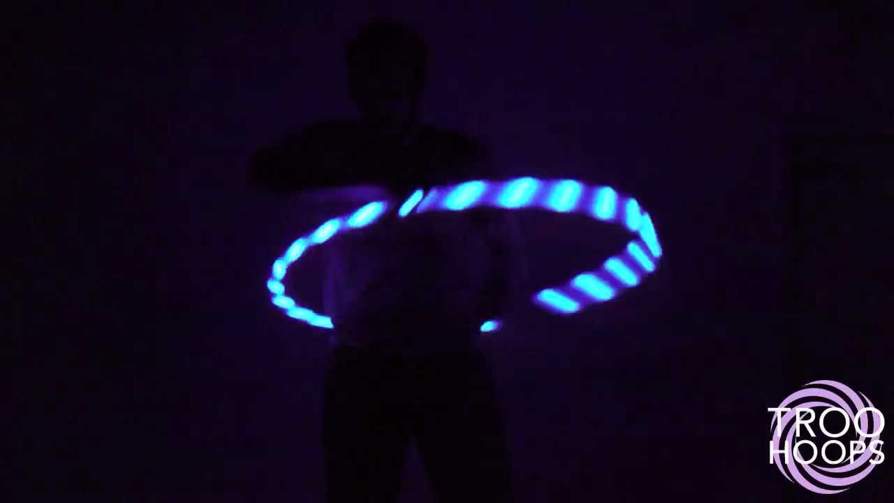 Blue LED Troo Hoop - YouTube