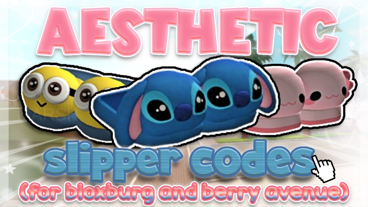 aesthetic slipper codes for bloxburg! - YouTube