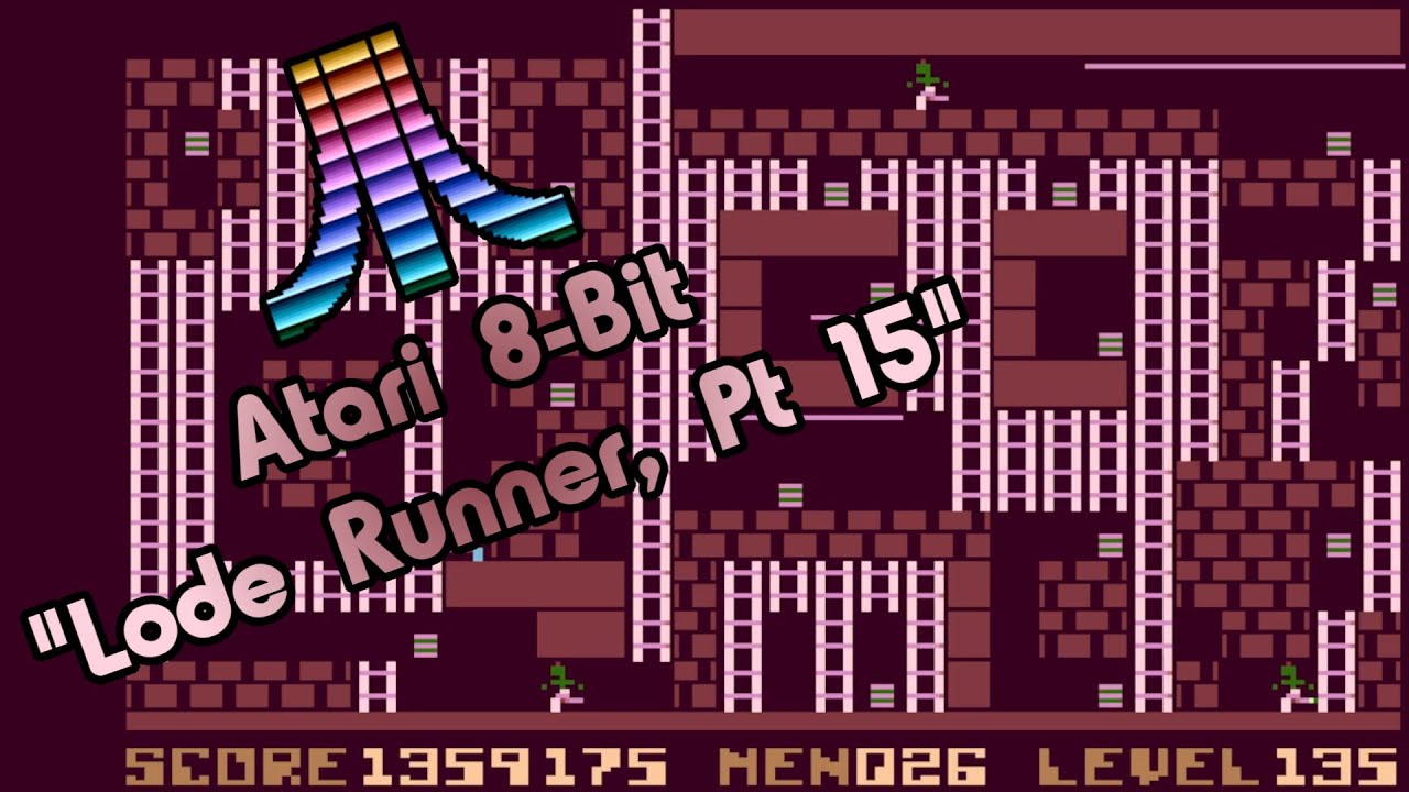 Atari 8-Bit Long Play, Lode Runner (Part 15 of 17) - YouTube