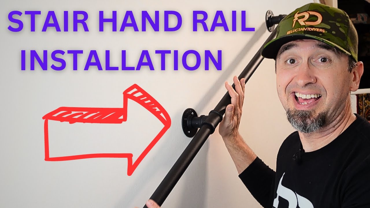 Wall Mounted Handrail Install for Beginners! - YouTube