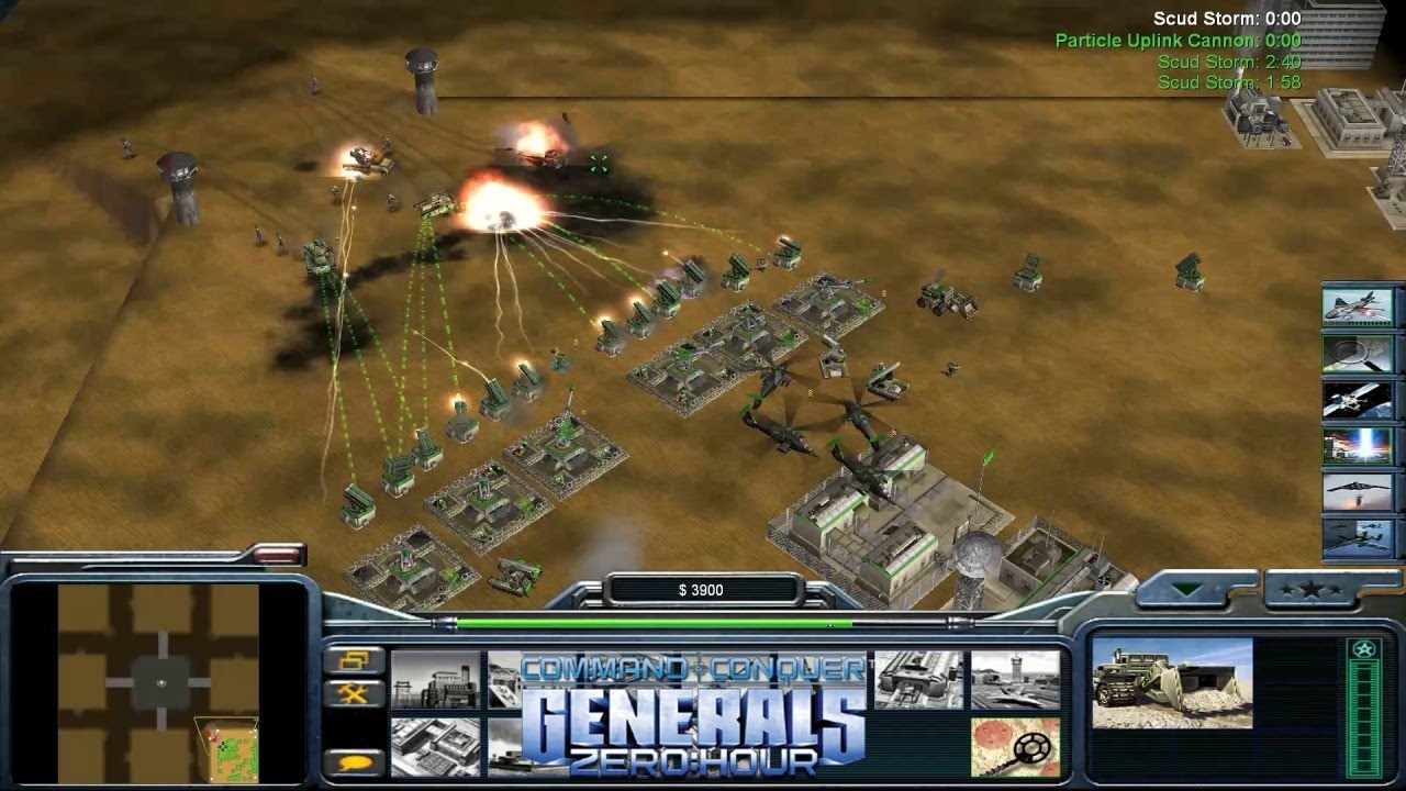 USA SW vs 7 Random General | CommandandConquer generals strategy RTS ...