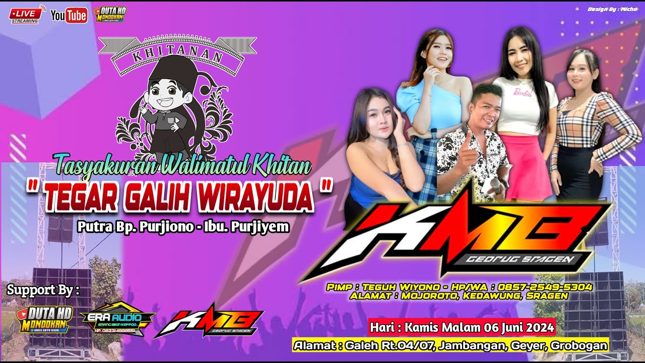 Live KMB MUSIC//ERA AUDIO//TIARA LIGHTING//DUTA HD MONDOKAN Galeh ...