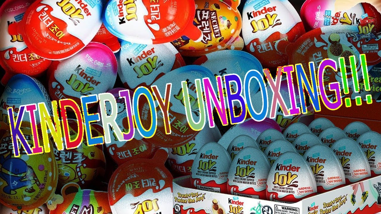 Unboxing 12 Pack Kinder Joy Toy Box - YouTube