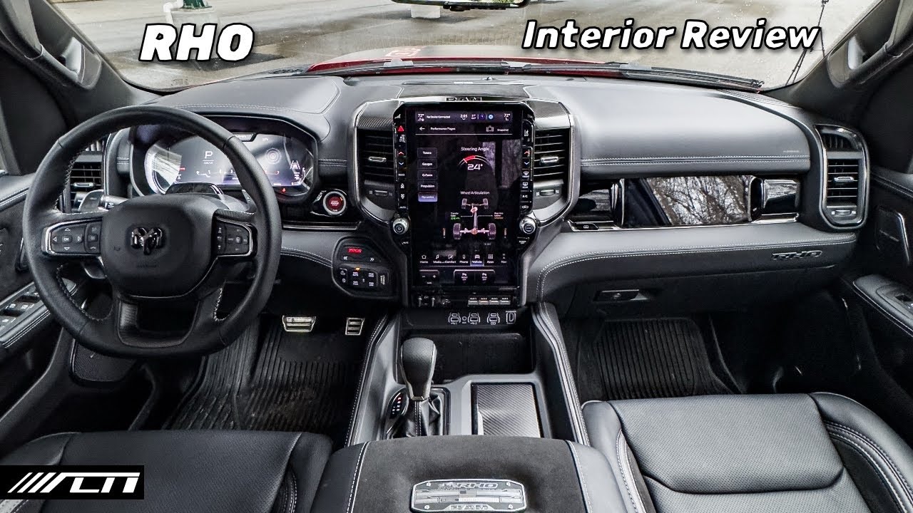 2025 RAM 1500 RHO Interior Review /// Luxury Off Road Experience - YouTube